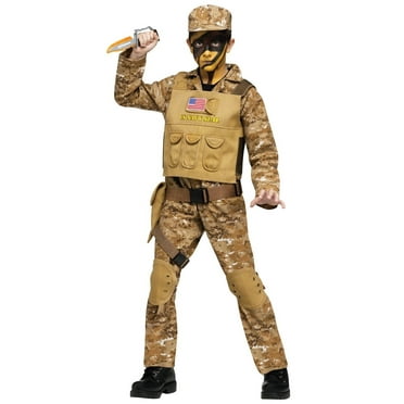 Halloween Boy's Skull Soldier Costume - Walmart.com