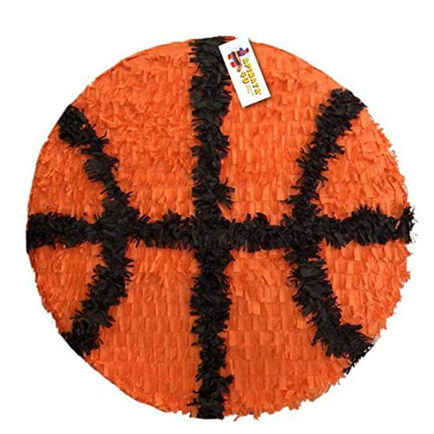 APINATA4U 2-D Basketball Pinata 16" Basketball Party Favor - Walmart ...