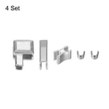 4Sets Zipper Repair Kits, #10 Retainer Box & Insertion Pins, Top ...