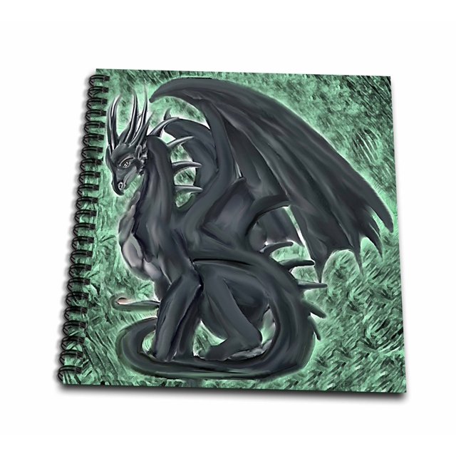 3dRose Night Dragon - Drawing Book, 8 by 8-inch - Walmart.com