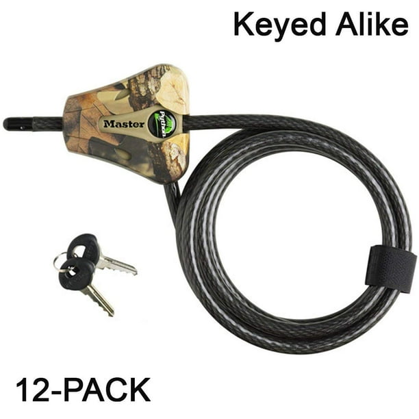 Master Lock - 8418KA-12 Camo 12-Pack Keyed Alike Python Camouflage ...