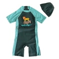 KDFJPTH Toddlers Outfits Sets Summer Boys Long Sleeve Zip Up Rash Guard ...