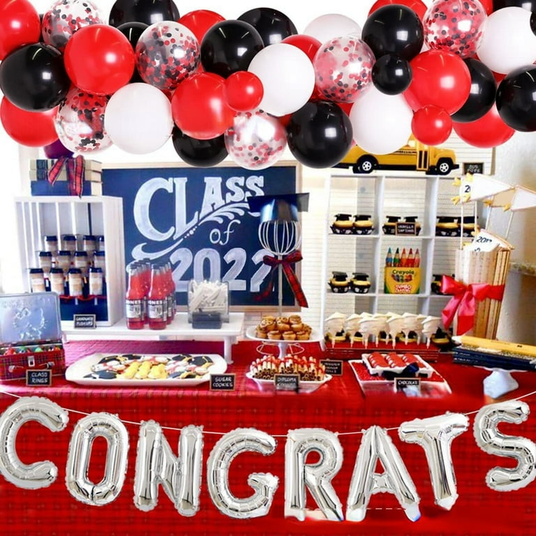Graduation Party Ideas Red And Black