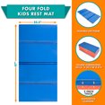 Four-Fold Kids Rest Mat 48-in, Blue/Red - Walmart.com