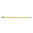 Avalon SS Flex Gas Line 3/8 x 48 Yellow W/ 1/2 MIP x 1/2 FIP Ends ...