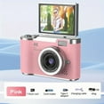 FCKJLY 4K Digital Camera, 2.4" Flip Screen Vlogging Camera for Photo ...