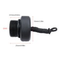 Scubas Diving Tanks Valves Dust Plug with Cord Replacement Scubas ...