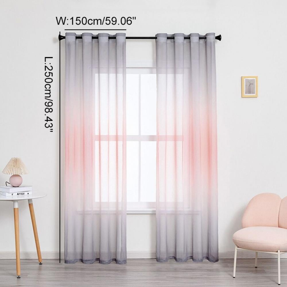 One Piece Fresh Three-Color Upper and Lower Gradient Semi-Blackout ...