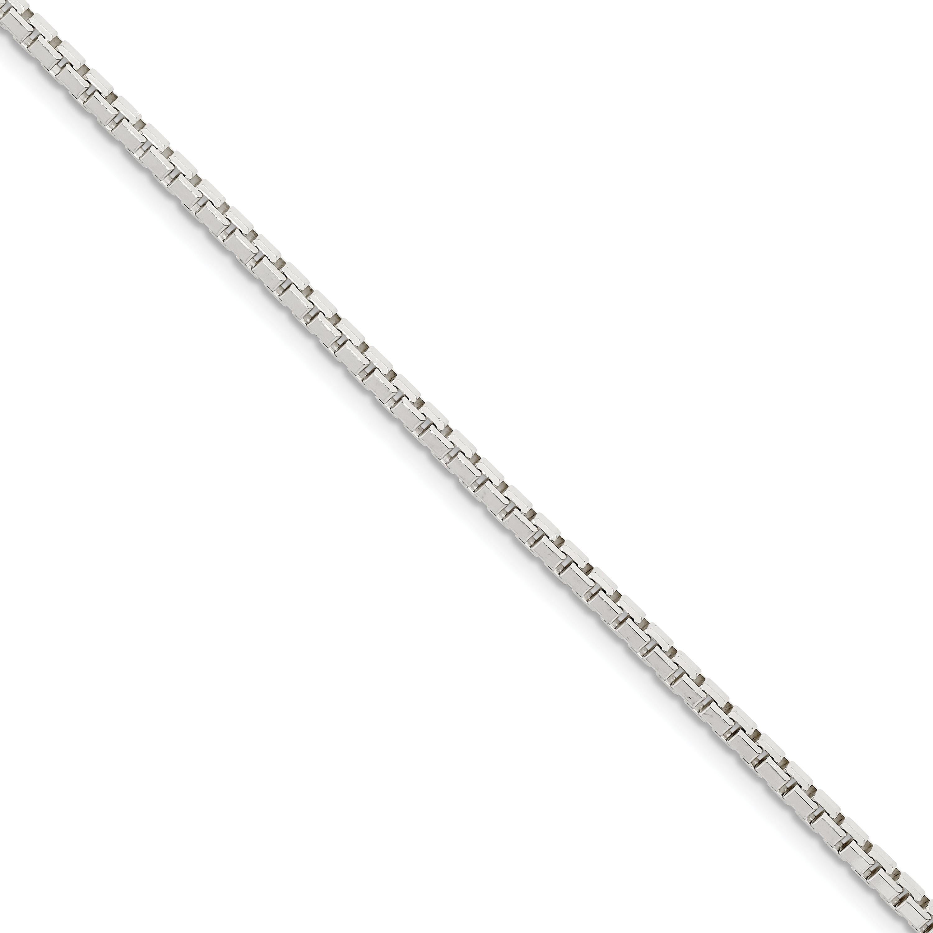 Sterling Silver Box Chain 20" - Walmart.com