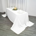 Efavormart 90x156" WHITE Wholesale Rectangle Polyester Tablecloth Linen ...