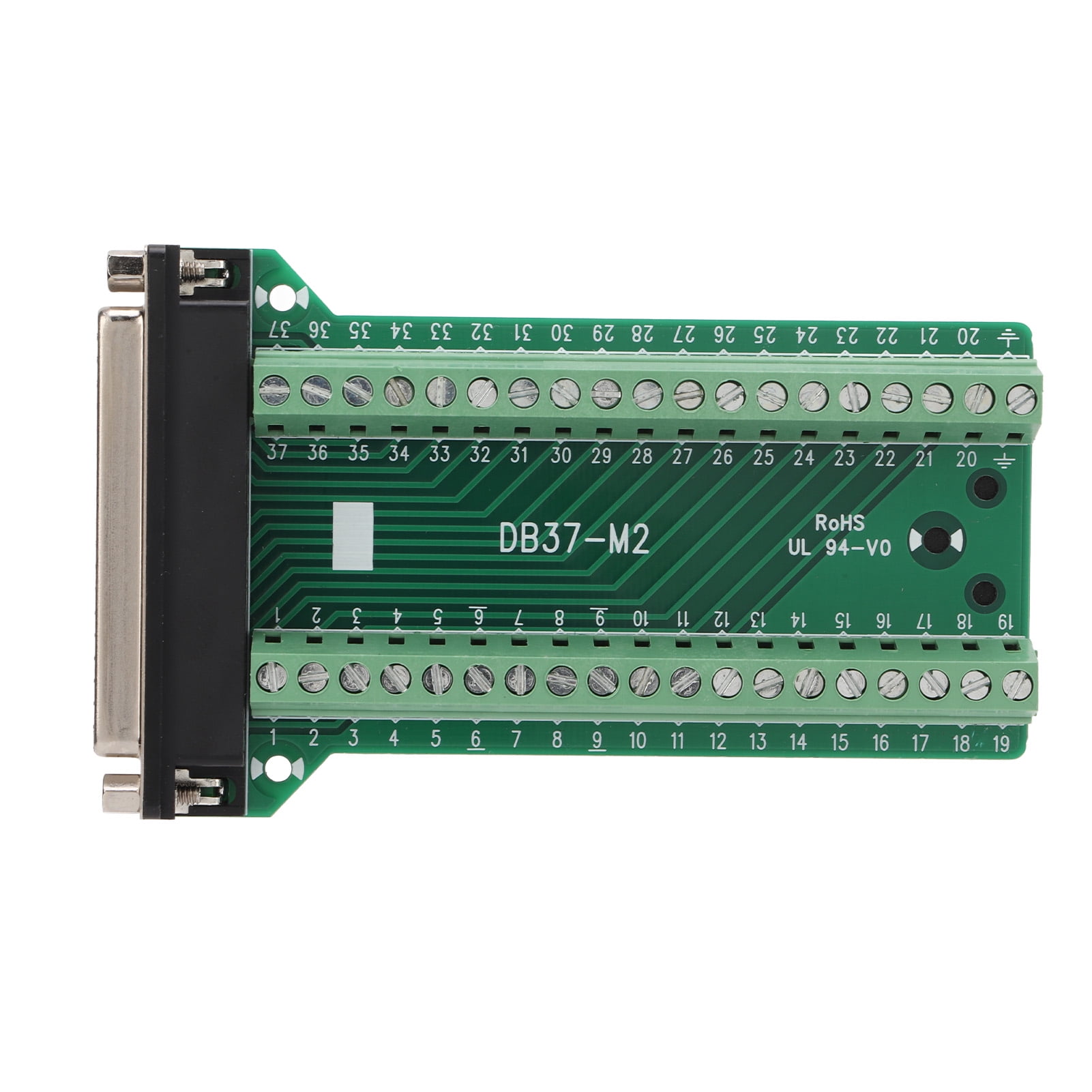 Tablero de terminales hembra DB37 con PCB aislado - Recto ...
