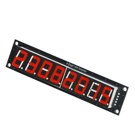 LED Display Module, 7 Segment Display Tube 8 Digit 3 Pin Digital IO ...