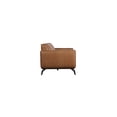 Porter Designs Carina Top Grain Leather Sofa - Brown - Walmart.com