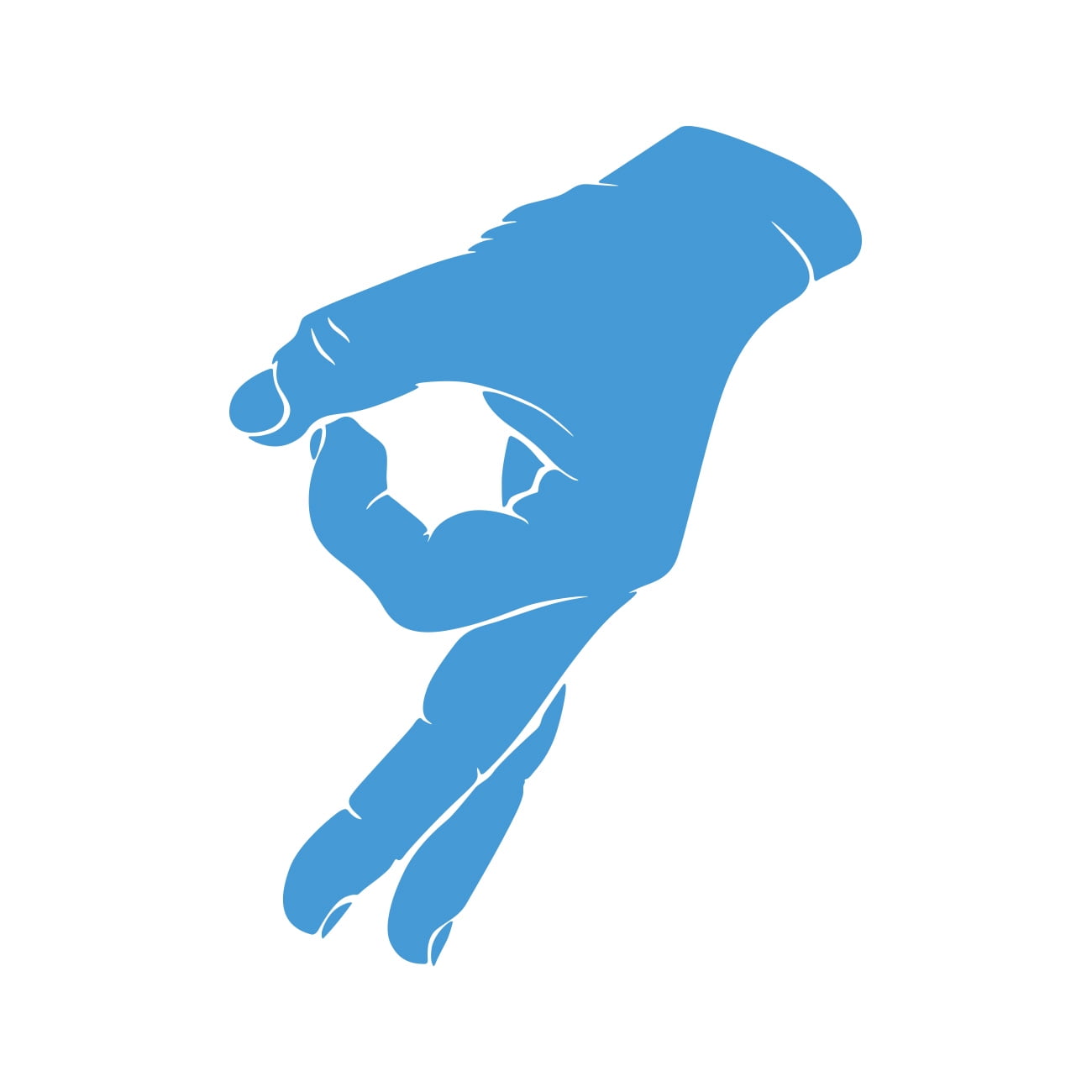 Made You Look Hand Sticker Decal Die Cut - Self Adhesive Vinyl ...