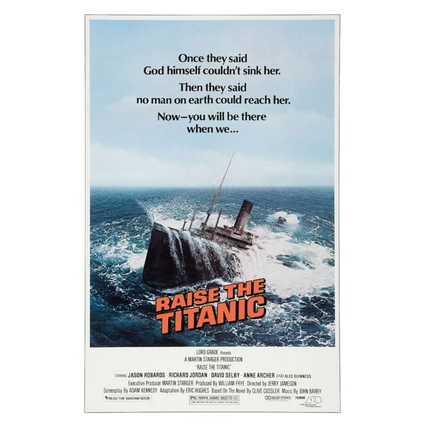 Raise The Titanic Movie Poster 24Inx36In Art Poster 24x36 Multi-Color ...