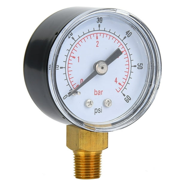BSPT Pressure Gauge,Mechanical Pressure Gauge 1/8inch Water Pressure ...