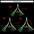 20Pcs Double Fishing Assist Hook Kits Small Jigs Jigging Hook Assist ...