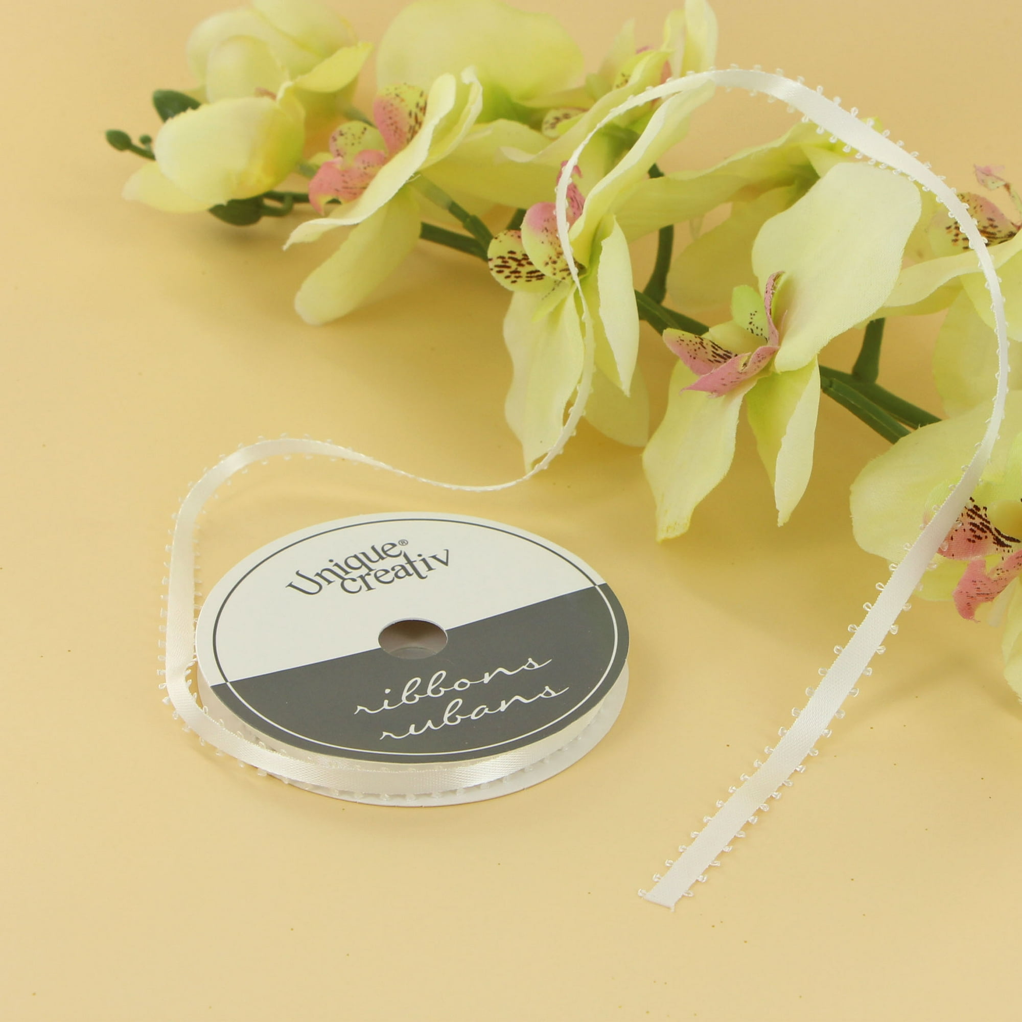 Click here for Unique Creativ  Ribbon  White  100 Polyester  Asso... prices