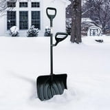 Ergie Shovel Ergonomic 18-Inch Two-Handed Ergonomic Snow Shovel ...