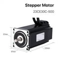 Nema 23 2-Phase Closed Stepper Motor Driver Kit With 1.5M Encoder Cable ...