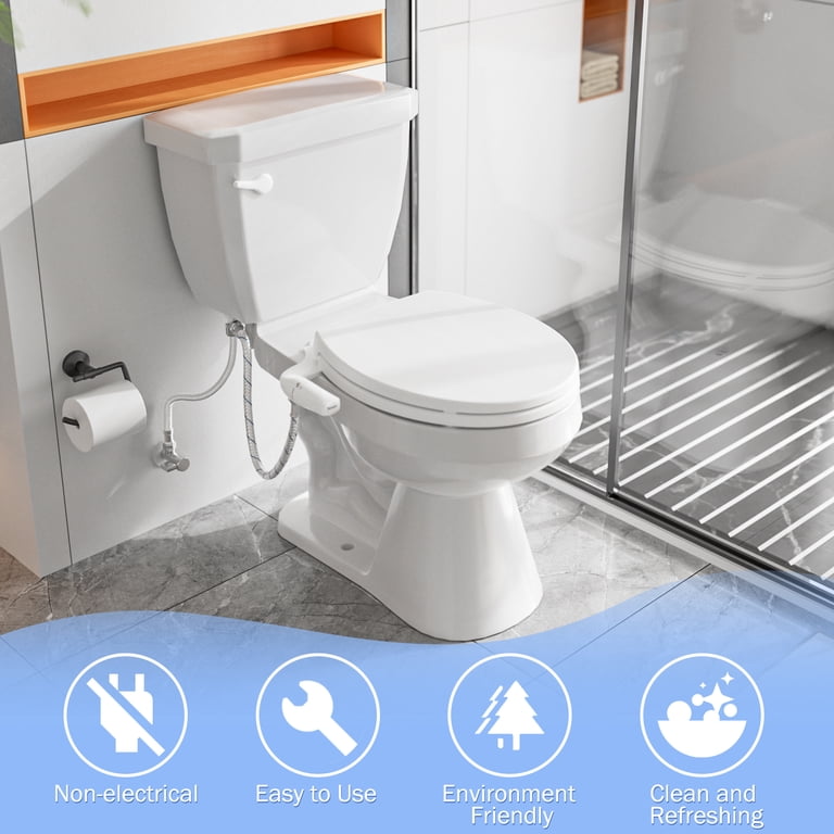 Stainless Steel Bidet SAMODRA Sprayer For Toilet - Classic Silver With ...