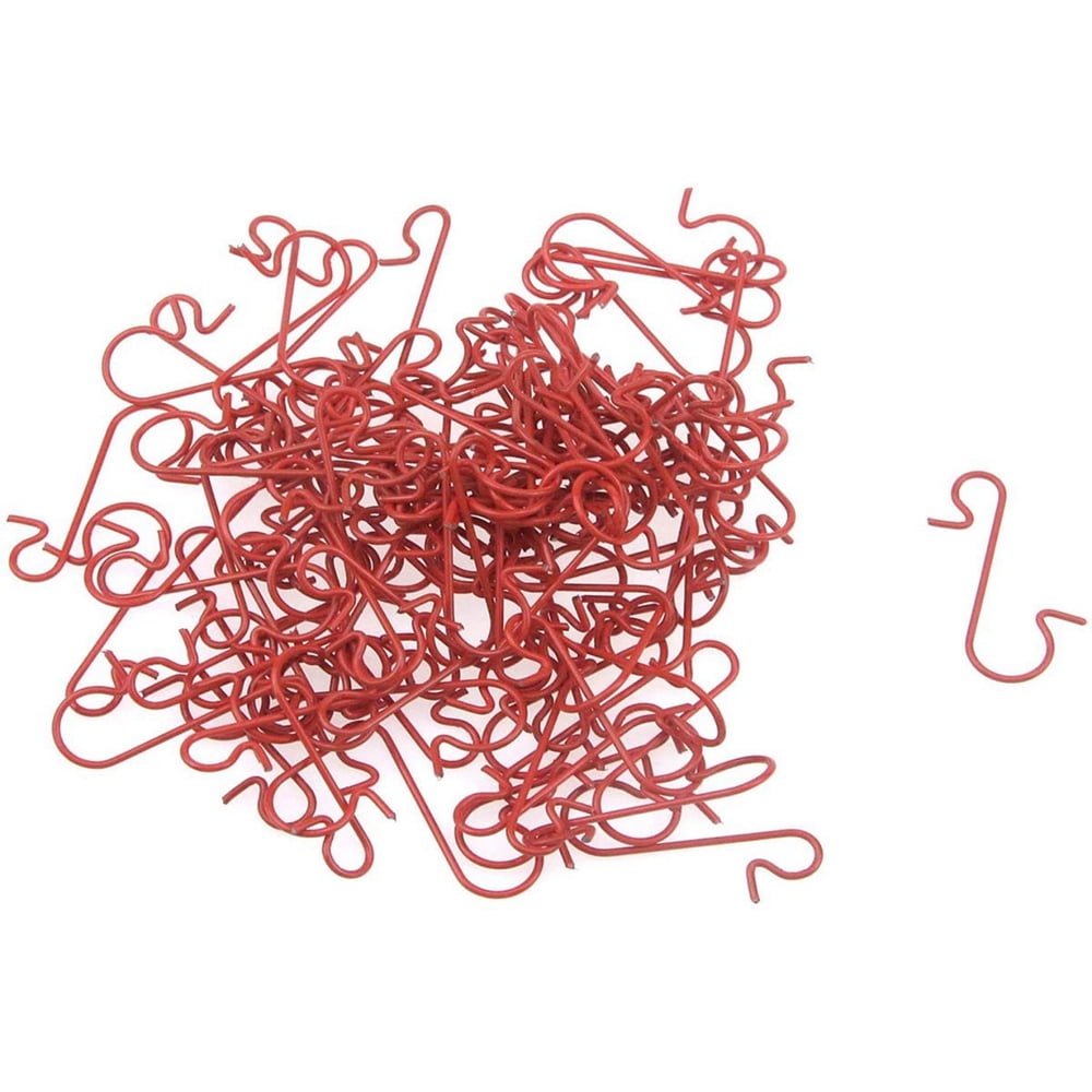 50pcs/lot Christmas S-shaped Hooks,Mini Metal S Shaped Hook,Christmas ...