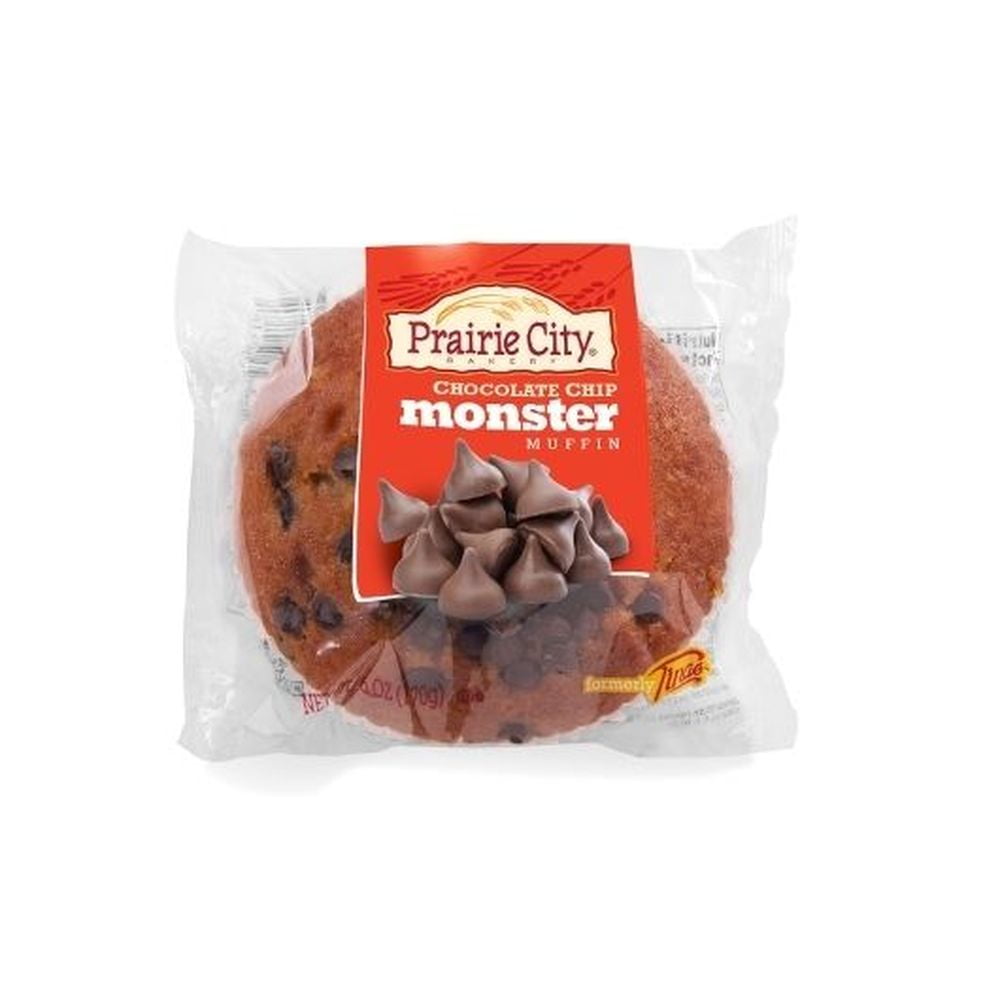 Prairie City Bakery Chocolate Chip Monster Muffin, 6 Ounce -- 48 per ...