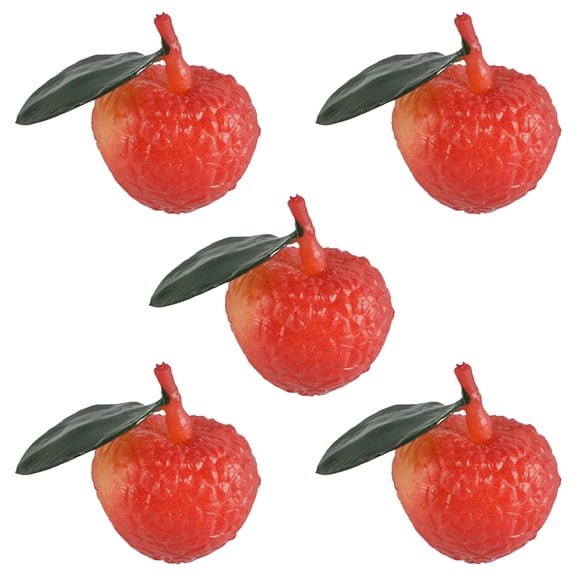 Vasefill 6-Pack Artificial Strawberry Fruit Faux Fake Fruits Six-Pieces ...