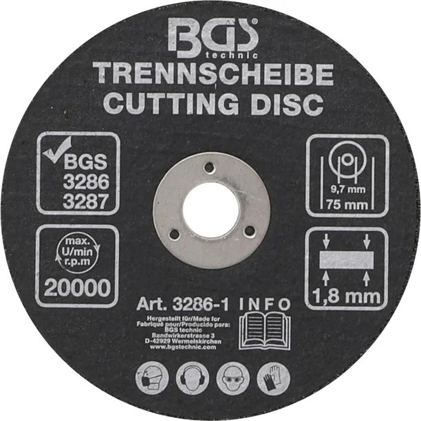 DISCO DE CORTE 75 MM | PARA BGS 3286 3287 | BGS 3286-1 | Bodega Aurrera ...