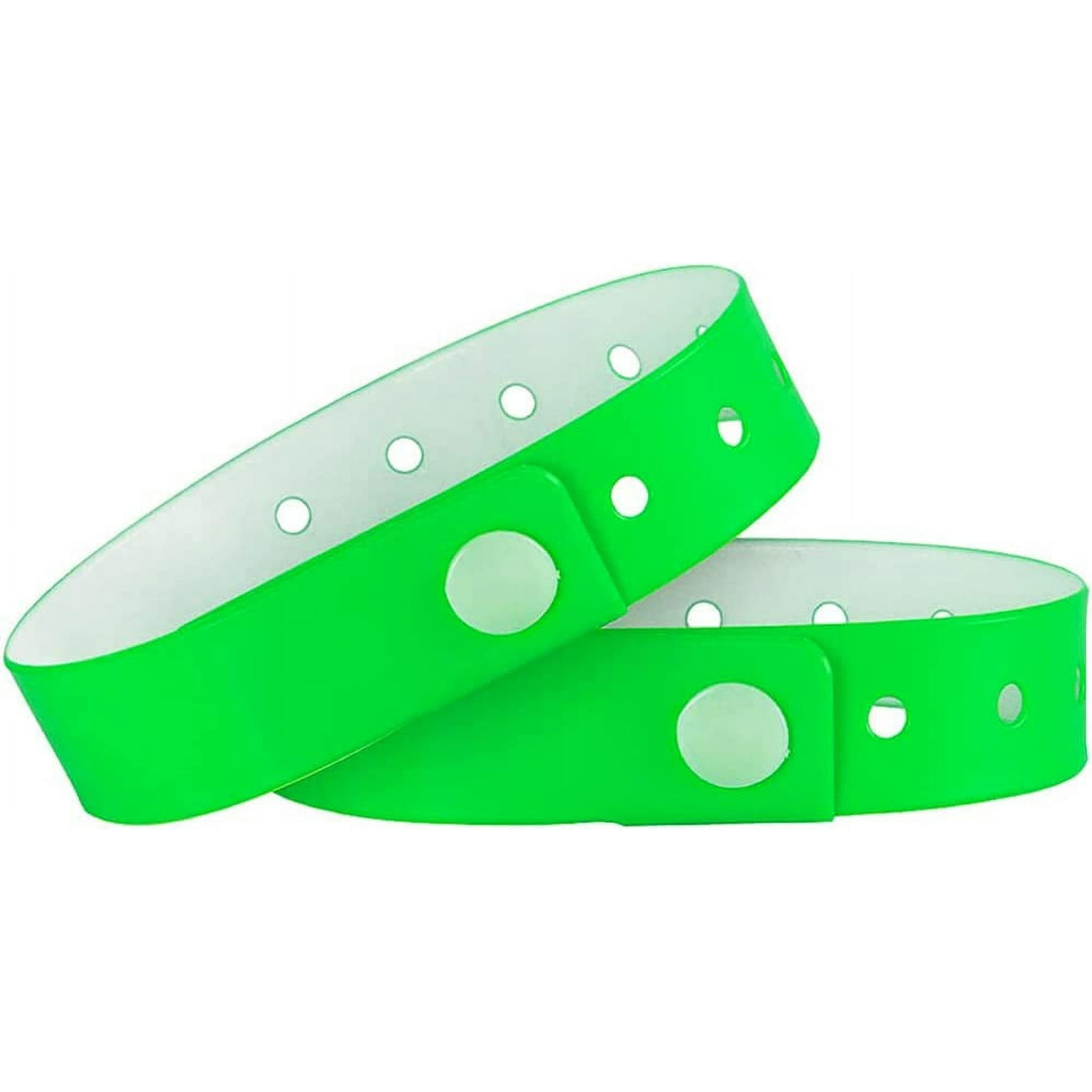 Click here for Hahdaxia Ouchan Plastic Event Wristbands Neon Gree... prices