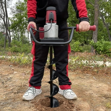 HART 20-Volt Electric 6-inch Earth Auger for Gardening and Yard Work ...