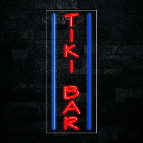 Tiki Bar LED Neon Sign 12"L x 30"H #31636 - Walmart.com