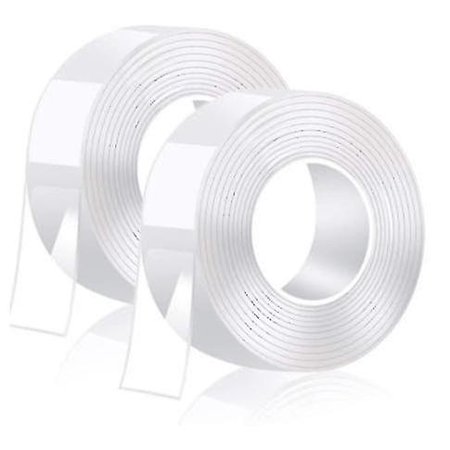 10m Reusable Strong Sticky Wall Tape Strips Transparent Tape Poster ...