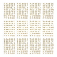 JAM Alphabet Letter and Number Stickers, 370/Pack, Black - Walmart.com