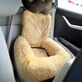 Car Seat Dog Bed for Road Trips Indoor Pet Cushion Removable Cover ...