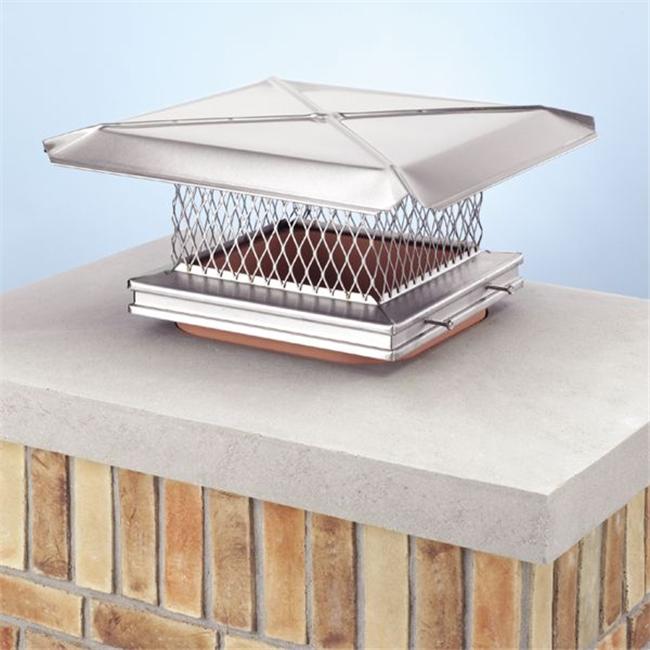 Lindemann 100183 8 Inches x 13 Inches Stainless Steel Gelco Chimney ...