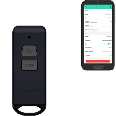 YoLink Mini FlexFob – Compact 2-Button Fob with Rechargeable Type C ...