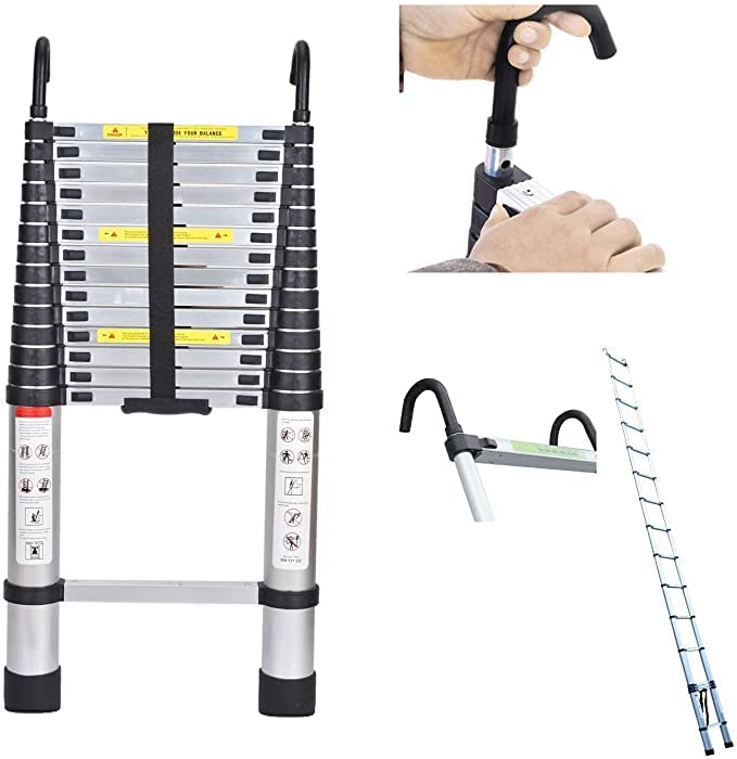 Dayplus Telescopic Ladder Multi-Purpose Extendable Laders Aluminium ...