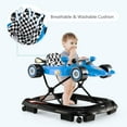 INFANS Foldable Baby Walker, Adjustable Height, Lights, Music - Walmart.com