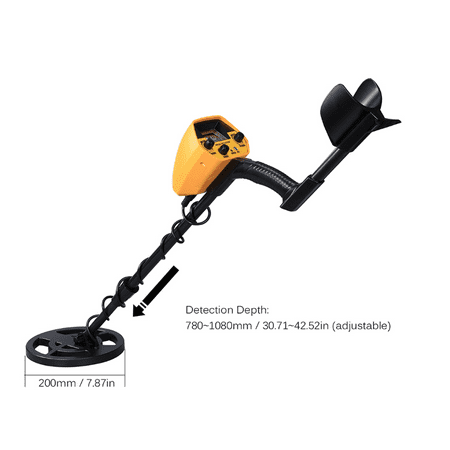 High Accuracy Gold Detector with 20cm Waterproof Coil and Headphone ...