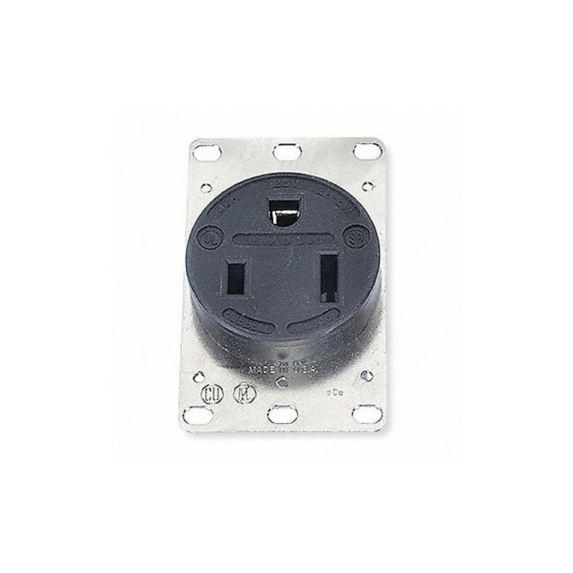 Hubbell HBL9360 Straight Blade Heavy Specification Grade Single Flush ...