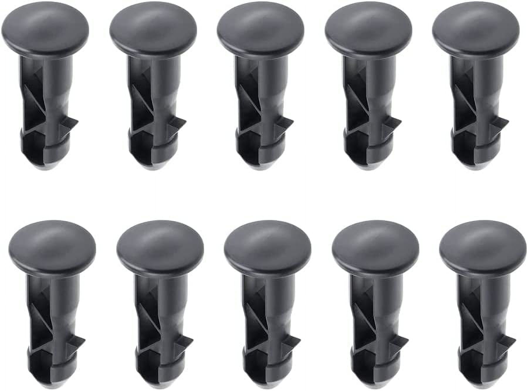 10 Pieces Wheelie Bin Lid Hinge Pins 65mm x 18mm Plastic Outdoor Bin ...