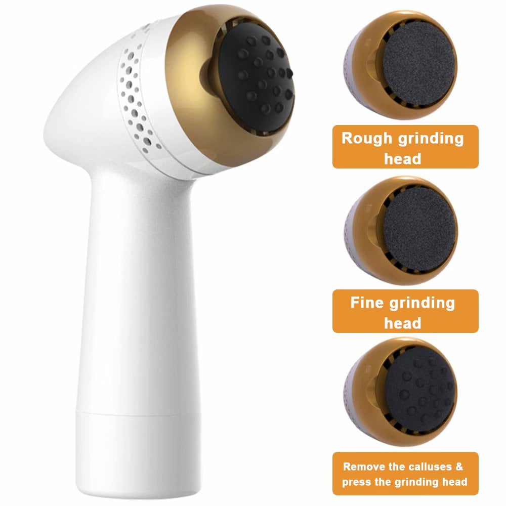 Professional Electric Callus Remover Kit With 3 Grinding Head Foot