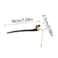 Cat Design Hair Stick – Long Wooden Hairpin for Thick Hair, Versatile ...