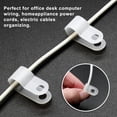 200 pieces of nylon plastic cable clamps, 1/8 inch (3.2 mm) thread ...