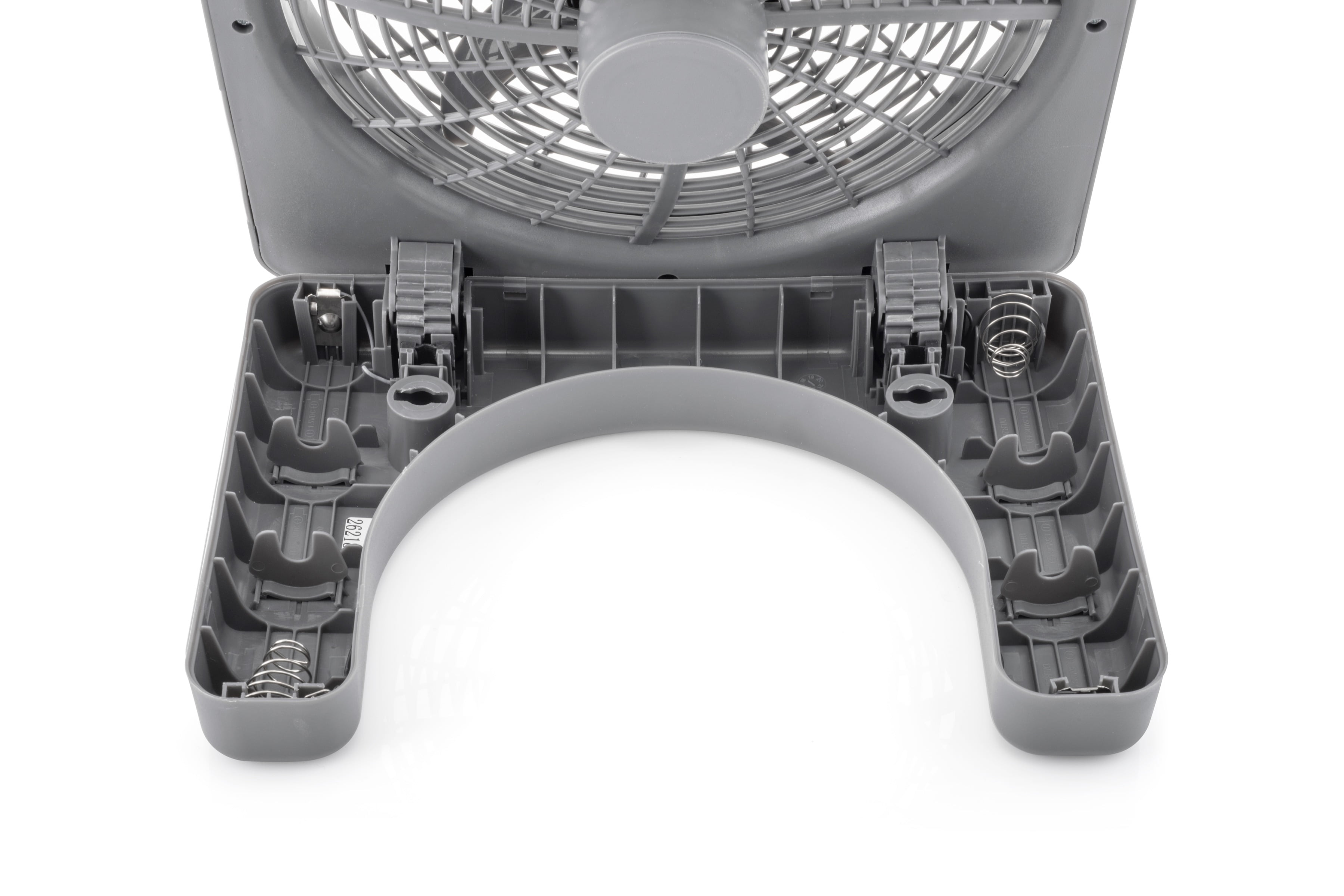 Treva 10 inch Battery Powered Portable 2 Speed table Fan with Adapter ...