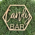 Koyal Wholesale Candy Bar Sign Wood, 8.5 inches H x 10 inches W, Brown ...