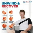 CuredWell Torn Rotator Cuff & Shoulder Brace Sling Compression Sleeve ...