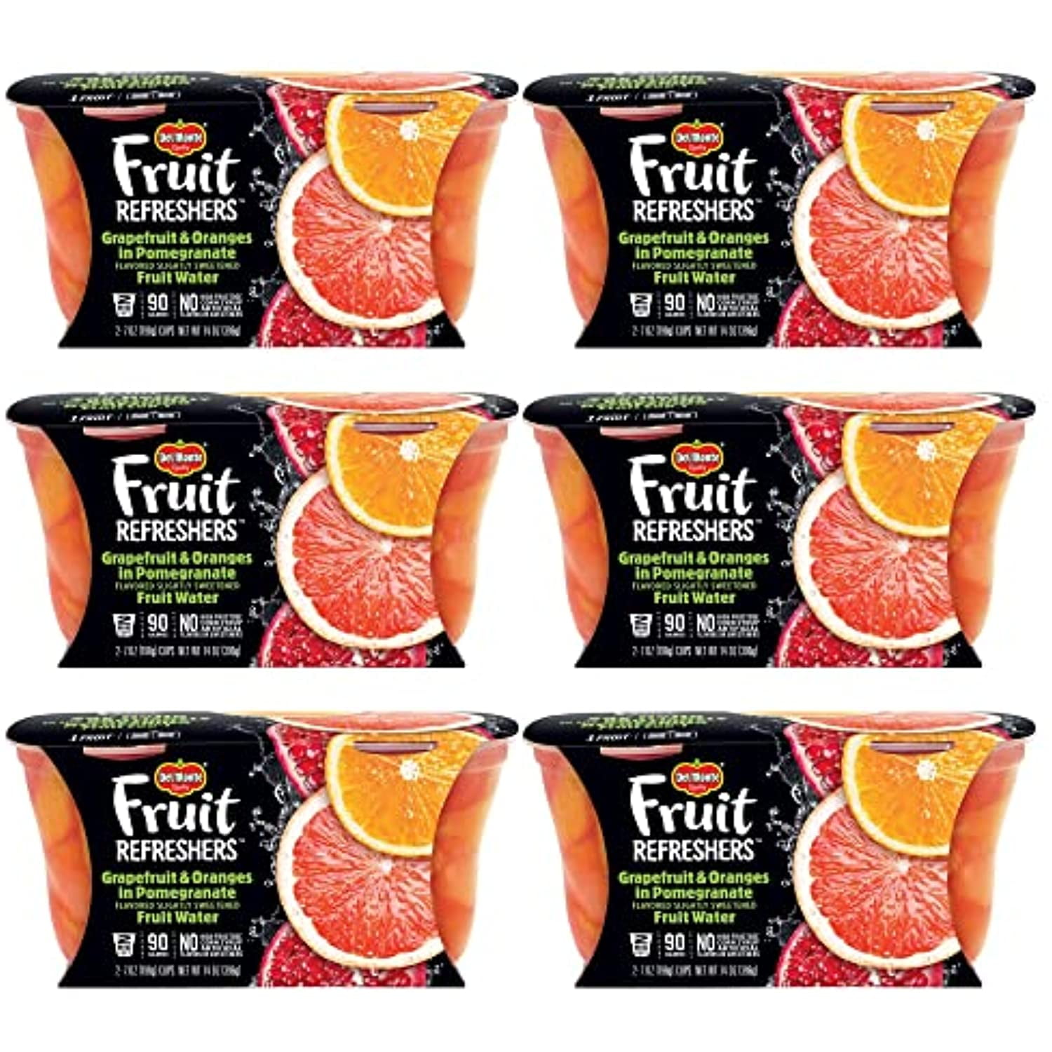 Del Monte Fruit Refreshers Grapefruit And Oranges Fruit Cup Snacks In ...