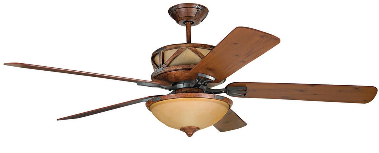 Rustic Lodge Style Ceiling Fans | Shelly Lighting